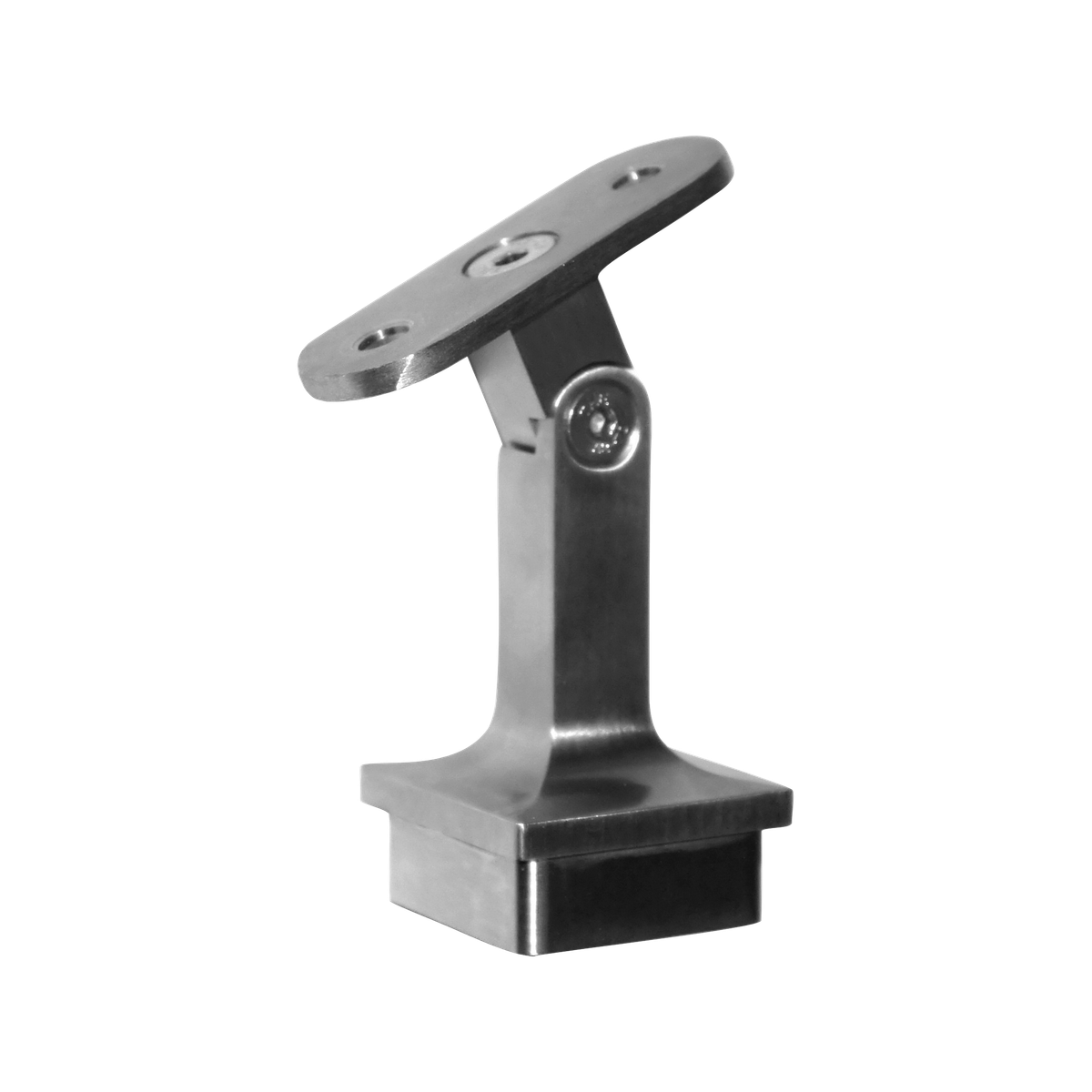 Vierkant-Rohrstütze mit Gelenk, geschliffen | online kaufen | HANS ...