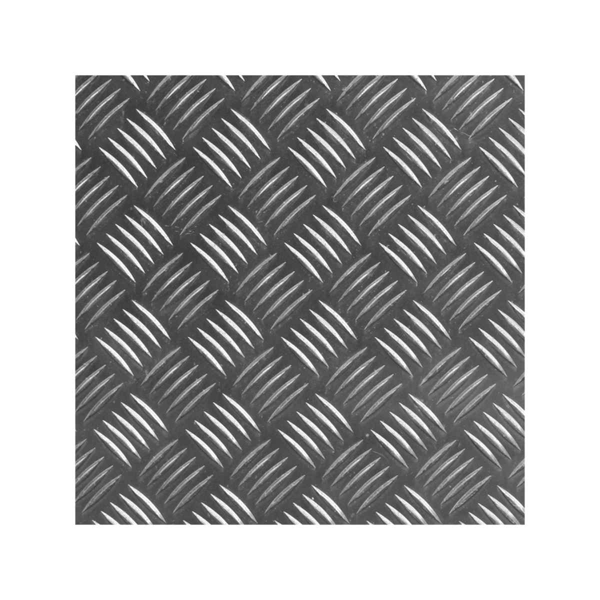 Tôle larmée en aluminium EN AW-5754 (H114), Quintett à 5 stries (larmes ...