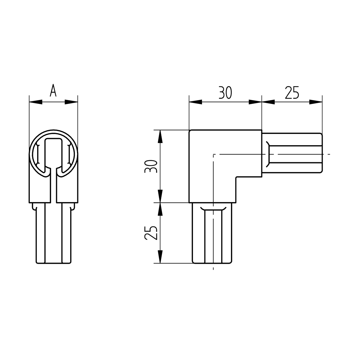 Eckbogen für Einfassprofil, geschliffen | online kaufen | HANS KOHLER AG