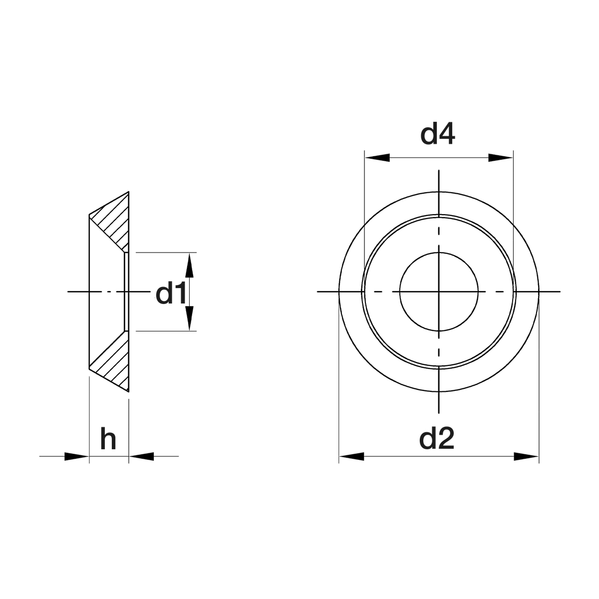 Scheibe für Senkschraube 90° | online kaufen | HANS KOHLER AG