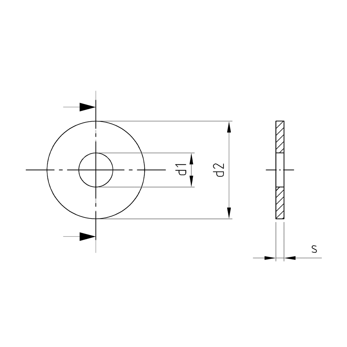 Scheibe ohne Fase DIN 9021 | online kaufen | HANS KOHLER AG