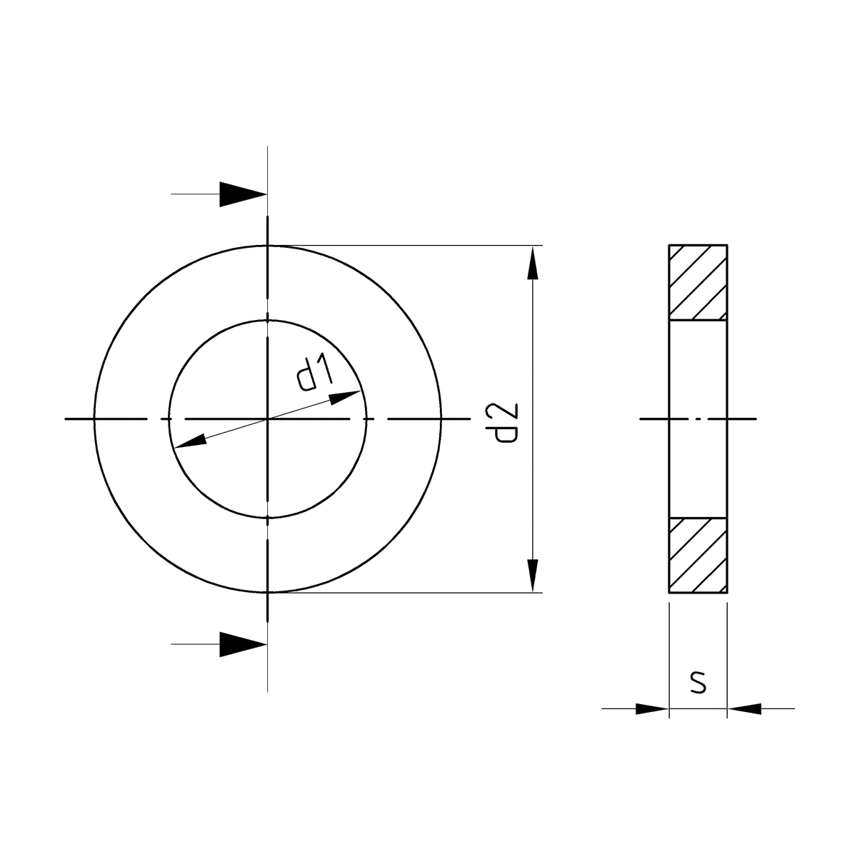 Scheibe ohne Fase DIN 7349 | online kaufen | HANS KOHLER AG