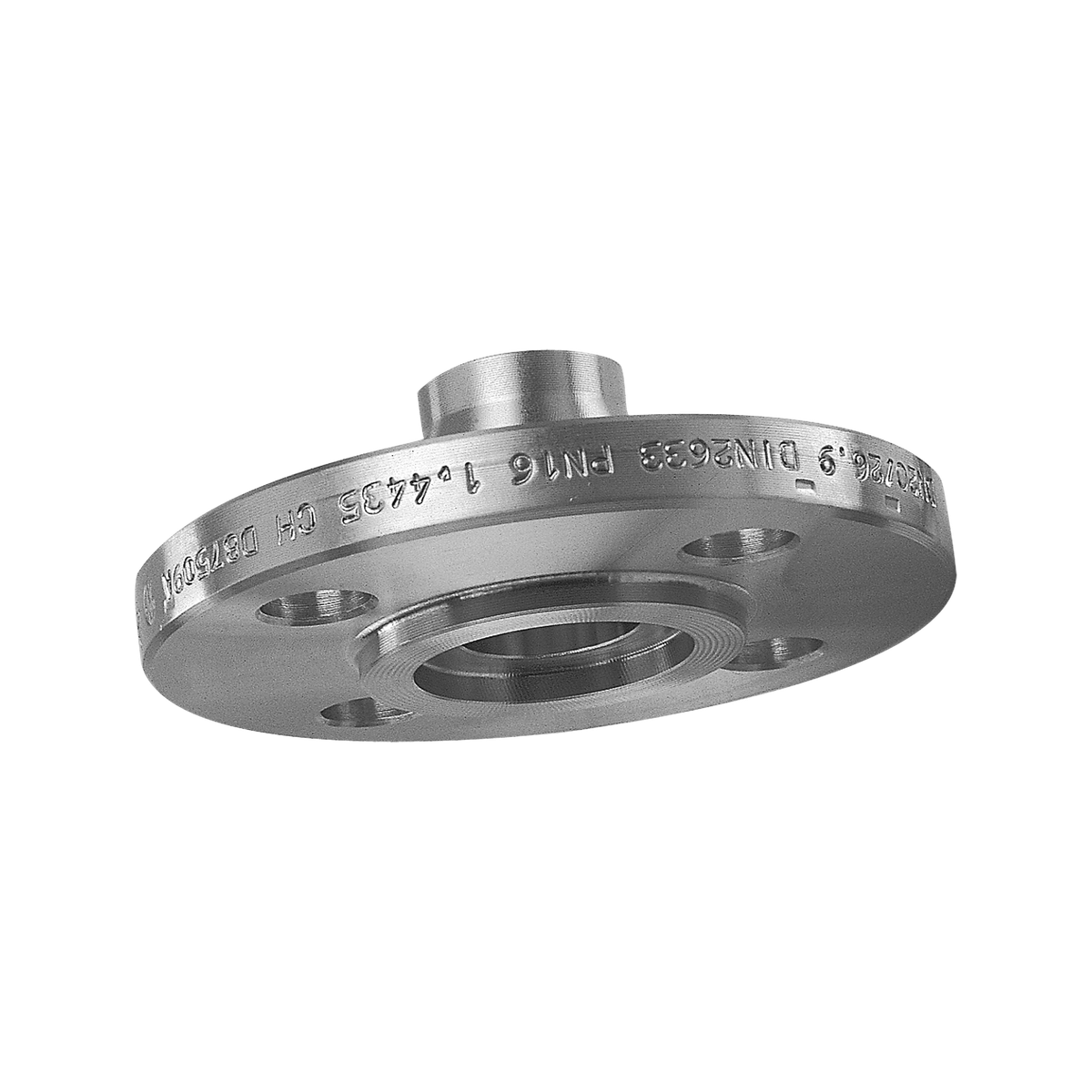 Orbital-Vorschweissflansch PN40, EN 1092-1, Typ 11, Form C, mit Feder ...