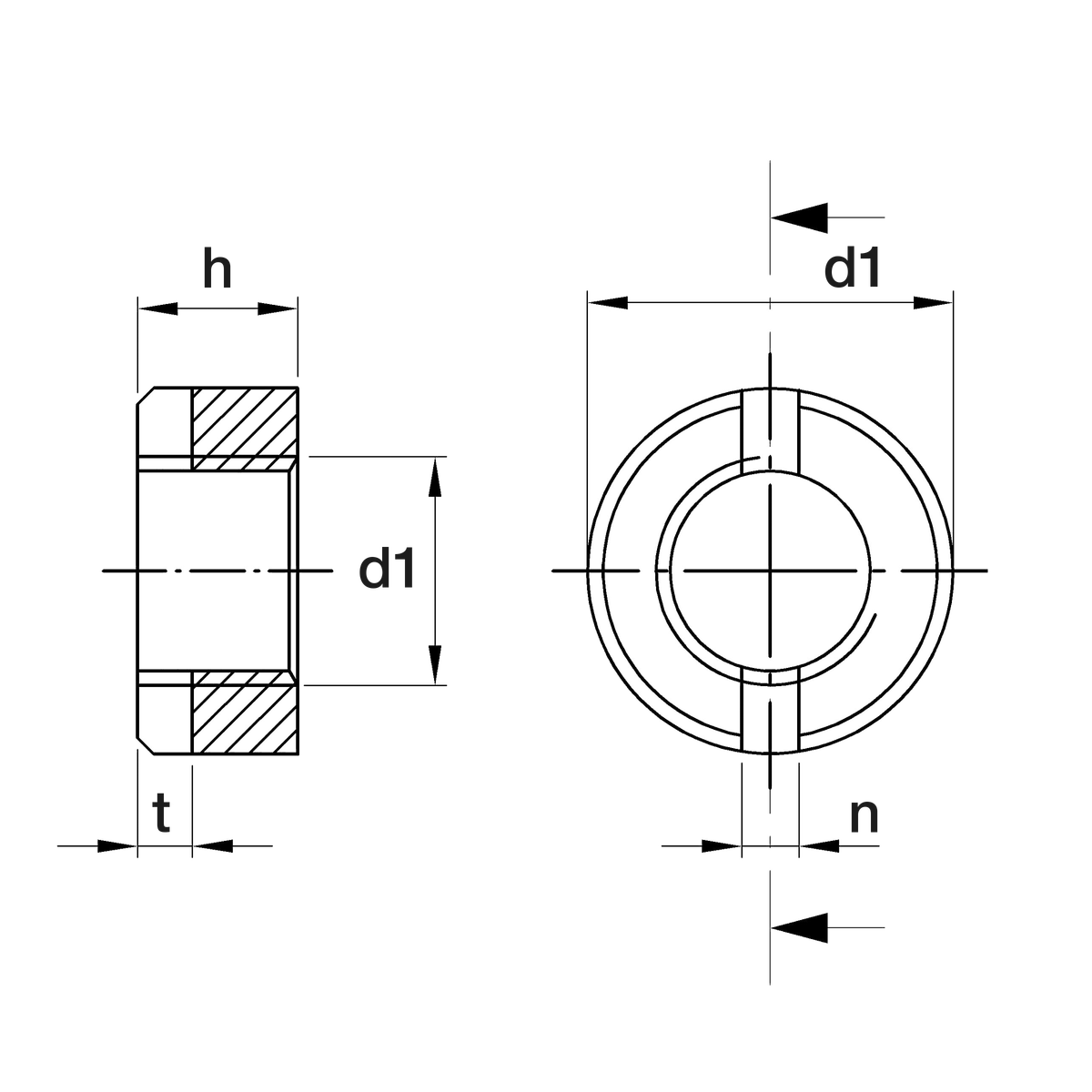 Schlitzmutter DIN 546 | online kaufen | HANS KOHLER AG